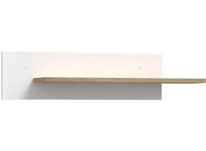 5904767224103 - Wandregal Wandboard weiß (artisan eiche weiß) B101cm H236cm T219cm Spanplatte Regale vielseitig einsetzbar einfache Montage
