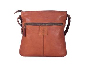 4046478090040 - Handtasche HARBOUR 2ND River Damen Gr B H T 30cm x 27cm x 6cm cognac Rindsleder Taschen