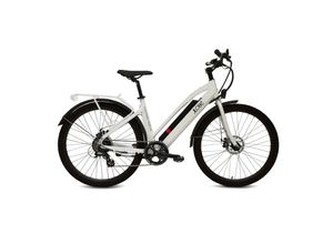 4250733807797 - LLobe Voga Bianco Alu Elektro Trekking- Bike 275 Zoll 21 Gang Shimano-Altus-Kettenschaltung