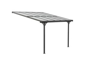 4260280774046 - Westmann Aluminium Terrassendach Bruce schwarz 313x300 cm