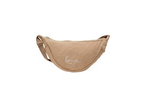 4067608994083 - Umhängetasche KARL KANI Unisex KA242-021-1 Signature Frottee Shoulder Bag Damen Gr onesize sand Baumwolle Taschen