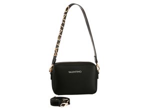 8054942221612 - Mini Bag VALENTINO BAGS ALEXIA Damen Gr B H T 23cm x 16cm x 6cm schwarz Lederimitat Taschen Damen Handtasche Schultertasche Umhängetasche mit Logo-Emblem