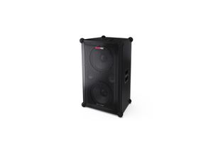 4974019216546 - SHARP CP-LS200 SumoBox Pro - tragbarer Party Lautsprecher Bluetooth (200W RMS 108 dB Akku 8h XLR TRS TWS Holz IPX4)