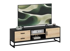 4255826899529 - TV Schrank Spanplatte Stahl