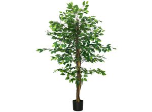 4255633574282 - Künstliche Ficus-Pflanze PEVA Metall