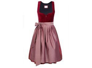 4262419965967 - Midi Dirndl Lilly Samt Rot
