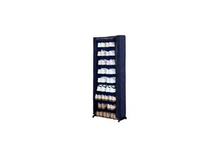 0634158799815 - Herzberg HG-8076 9-Stufiger Organizer für Kleine Schuhregale Blau