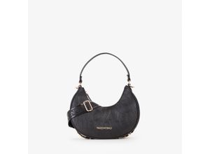 8054942818485 - Hobo VALENTINO BAGS HOBO BAG SHELBY Damen Gr B H T 30cm x 23cm x 8cm schwarz Lederimitat Taschen Damen Umhängetasche Tragetasche Handtasche mit Logoprägung