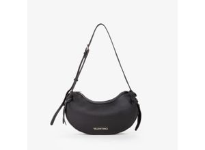 8054942905567 - Schultertasche VALENTINO BAGS WIN RE Damen Gr B H T 32cm x 15cm x 55cm schwarz Lederimitat Taschen Damen Umhägetasche Tragetasche Handtasche mit goldfarbenem Label