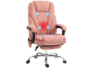 4255826819053 - Bürostuhl mit Massagefunktion Polyester Stahl