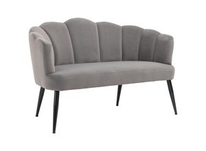 4255826815093 - 2 Sitzer Sofa Polyester Kautschukholz