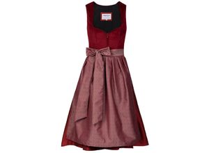4262419969033 - Midi Dirndl Luise Samt Rot