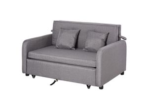 4255826805773 - Schlafsofa Leinen Metall