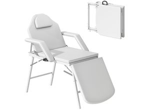 4255826849616 - Massagetisch Kunstleder Stahl