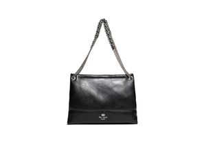 8056280830075 - Shopper JUICY COUTURE SOPHIE DOUBLE HANDLE Damen Kinder Gr B H T 27cm onesize schwarz Polyurethan Taschen Tragetasche Damen Shopper Einkaufstasche Fashion Lifestyle Sale