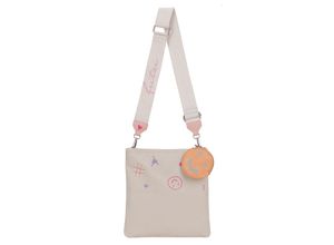 4059065272651 - Umhängetasche FRITZI AUS PREUSSEN Ronja Cross Limited Ebro Fun Damen Gr B H T 3cm x 15cm x 29cm beige Baumwolle bedruckt Taschen mit abnehmbarem Pocketanhänger