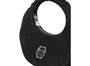 4064124918326 - Handtasche PHILIPP PLEIN Medium Nubuck Moon Bag Kinder 02 schwarz Taschen 4064124918326 - Handtasche PHILIPP PLEIN Medium Nubuck Moon Bag Kinder 02 schwarz Taschen
