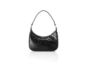 4064124918050 - Schultertasche PHILIPP PLEIN Cocco Crocco Print Kinder 02 schwarz Taschen
