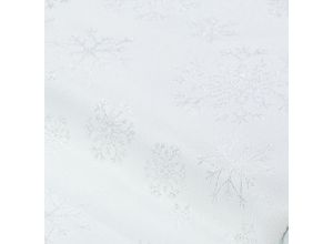 4022236372580 - Jacquard Schneekristalle mit Glitzergarn weiß silber