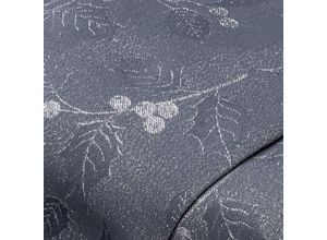 4022236394889 - Jacquard Ilex-Zweige mit Glitzergarn grau silber