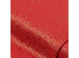 4022236385924 - Dekostoff mit Glitzer rot gold