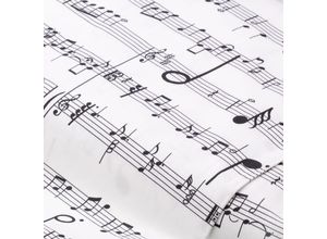 4058896388388 - Baumwollstoff-Digitaldruck Noten „Ria“ schwarz weiß