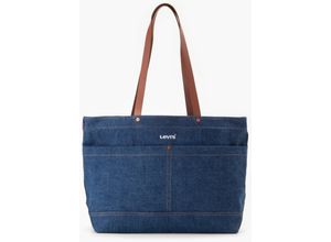 7626725697078 - Shopper LEVIS WOMENS HERITAGE TOTE-ALL Damen Gr B H T 38cm x 33cm x 16cm blau (light blau) Baumwolle Taschen