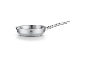 4009209400372 - Bratpfanne FISSLER Pure Collection Pfanne 20cm silber (silberfarben) Pfannen Ø 24cm + Höhe 10cm Superthermic Boden backofengeeignet (bis 230C) Made in Germany B265cm H10cm L45cm