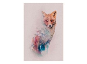 4055065152641 - Bild KOMAR Animals Forest Fox bunt (farbe bild(er) bunt) B40cm H50cm Holz Papier Bilder Wandbild zur Dekoration - ohne Rahmen