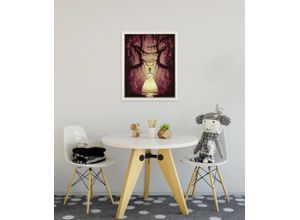 4036834565510 - Wandbild KOMAR Disney Tiana Dr Facilier gelb (farbe bild(er) gelbrot) Disney 1 Stk Vlies Bilder 40 x 50 cm (Breite x Höhe) - Kinderzimmer Dekoration