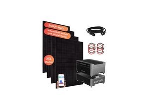 4262414423363 - MYVOLTAICS Balkonkraftwerk 2000+ Watt mit Speicher Marstek Venus A 424 kW aufrüstbar Nulleinspeisung & Notstrom möglich