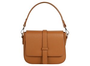4262427391895 - Umhängetasche SAMANTHA LOOK Damen Gr B H T 21cm x 16cm x 6cm onesize braun (cognac) Leder clean Taschen echt Leder Made in Italy