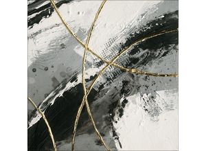 4019449489037 - Originalbild GOLDEN ORBITS II (BHT 40x40x4 cm) PRO ART
