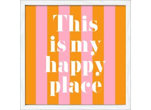 4019449528620 - Gerahmtes Bild MY HAPPY PLACE
