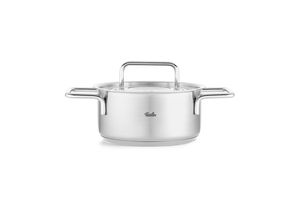 4009209396088 - Kochtopf FISSLER Pure Collection silber (silberfarben) B175cm H16cm L25cm Ø16cm Töpfe Made in Germany