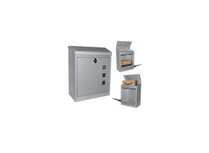 4251639209456 - Dazikemo Briefkasten Paketbox Silber