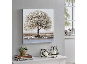 6930597943845 - Leinwandbild HOME AFFAIRE Baum Bilder Gr B H T 60 cm x 60 cm x 3 cm Leinwandbild bunt Leinwandbilder Bilder