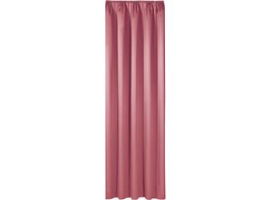 4005385844511 - Vorhang WECKBRODT Nicoletta rosé B130cm H247cm Polyester Gardinen Gardine Store Übergardine blickdicht