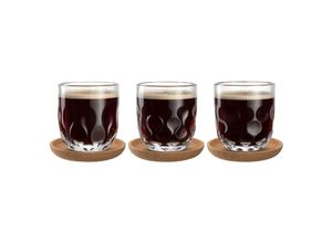 4002541551917 - Kaffee-Set mit Untersetzer Gocce 220 ml 3er Set