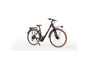 5905683273718 - SHARP DM02EB - City e-Bike für Damen - 28 Zoll Tiefeinsteiger (250W 6-Gang Shimano LED-Display 60km Reichweite)