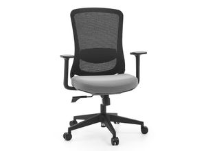4064323108603 - Home Office Bürostuhl Sedito Stoff   Netzstoff mit Armlehnen