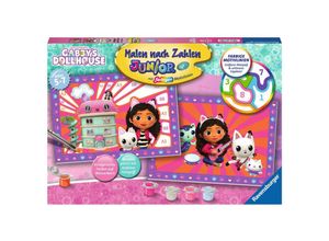 4005556237548 - Malen nach Zahlen RAVENSBURGER Gabbys Dollhouse bunt Malvorlagen KinderB22cm H32cm Made in Europe B22cm H32cm