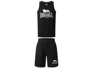 4255581581899 - Herren Singlet & Shorts Set normale Passform POLMOOD