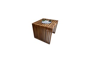 4262517041389 - COOTAB COOLER TABLE Beistelltisch mit Edelstahl-Kühler Mykonos 40 cm
