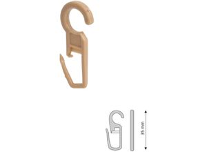 4016318002656 - Faltenclip LIEDECO beige (natur) H35cm Ø1cm Kunststoff Gardinenbefestigungen Faltenlegehaken für Gardinenringe Öse 10 mm 4016318002656 - Faltenclip LIEDECO beige (natur) H35cm Ø1cm Kunststoff Gardinenbefestigungen Faltenlegehaken für Gardinenringe Öse 10 mm