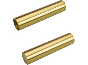 4016318166952 - Gardinenstangen-Endstück Signum gold (goldfarben matt) L10cm Ø16cm Gardinenstangenendstücke für Gardinenstangen Ø 16 mm