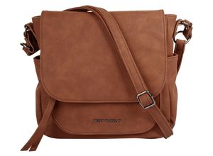 4022581341941 - Umhängetasche BETTY BARCLAY Damen Gr B H T 23cm x 22cm x 10cm onesize braun (cognac) Polyurethan (PU) unifarben Taschen