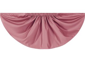 4005385844528 - Mittelbogen WECKBRODT Nicoletta rosé B100cm H40cm Polyester Gardinen Querbehang Gardine Store blickdicht