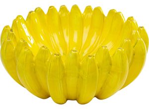 4025621547341 - Dekoschale DESIGN Deko Schale Bananas Ø30cm gelb Porzellan Dekoschalen