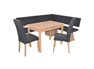 4046884105185 - möbel direkt online 4tlg Eckbankgruppe Schenkelmaß 150x182 cm